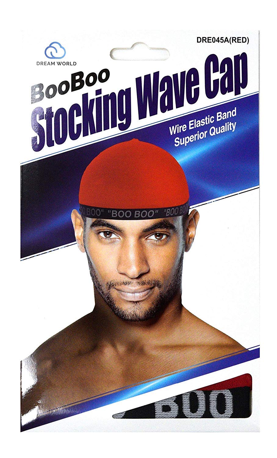 Dream, Boo Boo Stocking Wave Cap, Red, 1 Pack