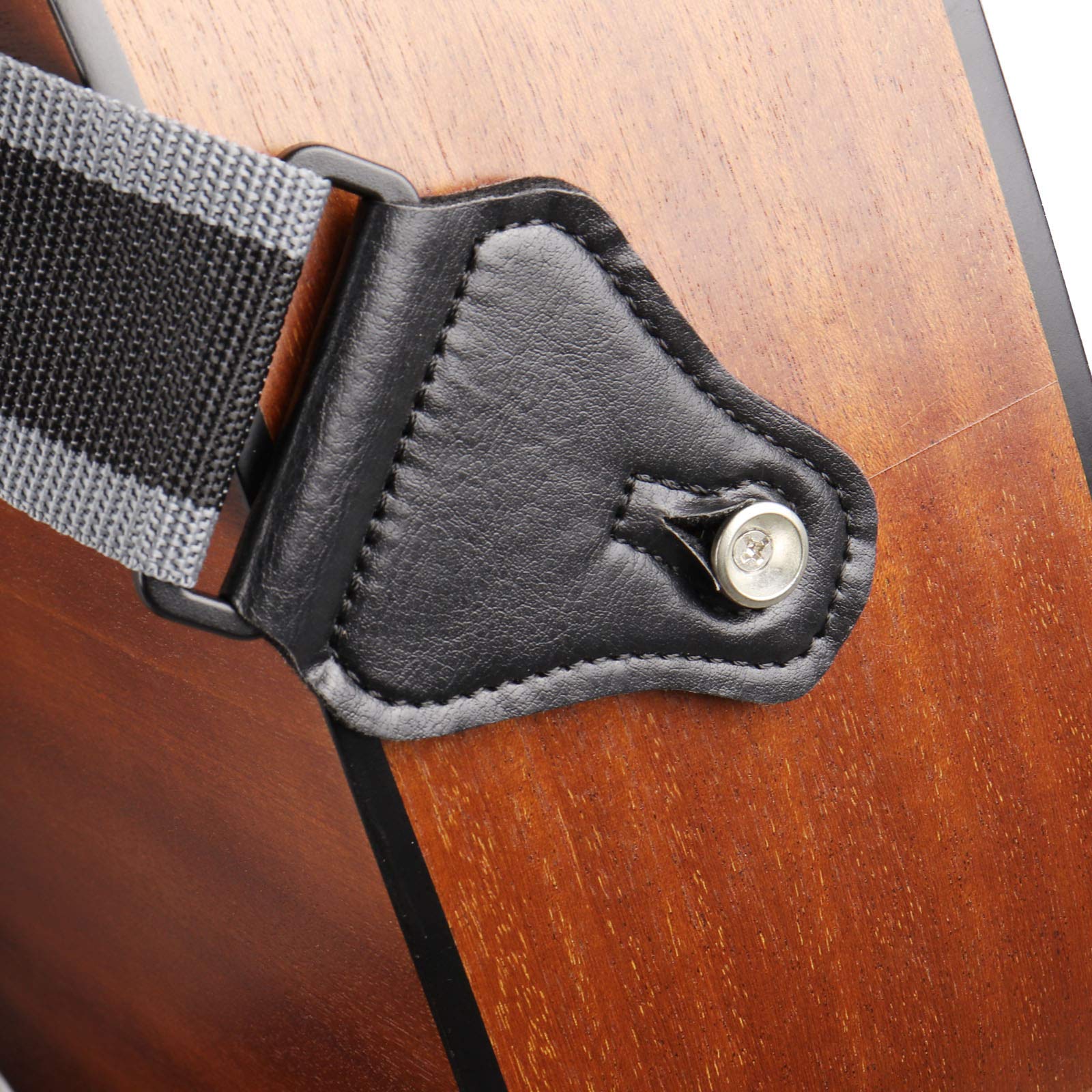 Mr.Power Guitar Strap 36.6in - 65in with 3 Pick Holders for Electric/Acoustic Guitar, Nylon Strap