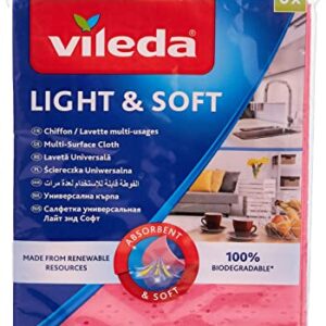 Vileda Light & Soft Multi Surface Cloth (Pack of 6)