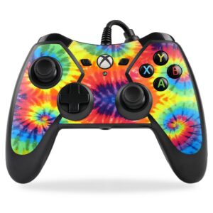 mightyskins skin compatible with powera pro ex xbox one controller case wrap cover sticker skins tie dye 2