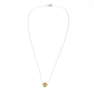 My Saint My Hero Benedictine Petite Necklace - Gold-Tone Floating Benedictine Medal