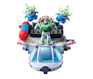 tamashii nations bandai nations buzz the space ranger robo chogattai "toy story", multicolor, 9 inches