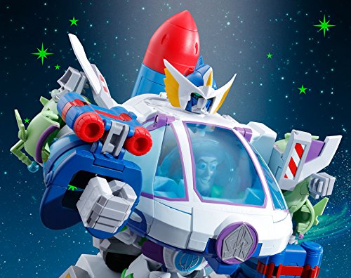 TAMASHII NATIONS Bandai Nations Buzz the Space Ranger Robo Chogattai "Toy Story", Multicolor, 9 inches