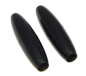 kaish 2pcs black 5mm st strat guitar tremolo trem arm tip whammy bar cap for stratocaster