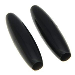 KAISH 2pcs Black 5mm ST Strat Guitar Tremolo Trem Arm Tip Whammy Bar Cap for Stratocaster