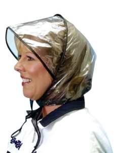 miles kimball rain bonnet black