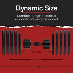 Core Fitness® Adjustable Dumbbell Weight Set by Affordable Dumbbells - Space Saver - Dumbbells for Your Home