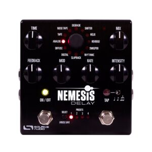 source audio sa260 one series nemesis delay pedal w/ 4 cables