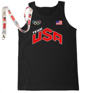 FTD Apparel Men's USA Tank Top - Large Black