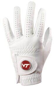 linkswalker virginia tech hokies-golf glove - xl