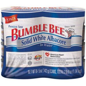 bumble bee solid white albacore in water (5 oz. can, 8 pk.) (pack of 2)