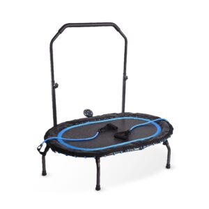 stamina fitness trampoline - exercise trampoline with smart workout app - indoor trampoline fitness rebounder