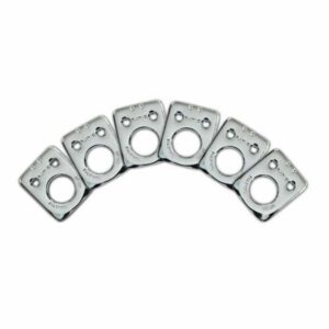 prt-952-201-n0: ratio invisomatch premium mounting plates for fender style 2 pin hole - nickel