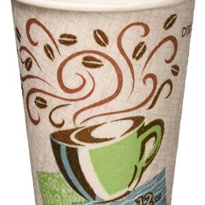 Dixie Paper Perfectouch Disposable Hot Cups, 12 OZ Cups / 50 Count