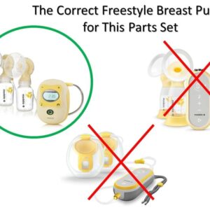 Medela Freestyle Breastpump Spare Parts Kit, 1 ea Pack of 2 non retail bulk packaging