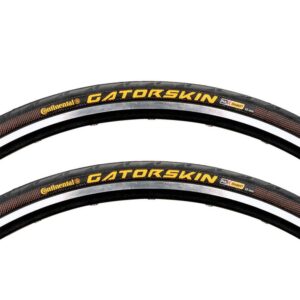 Continental GatorSkin DuraSkin Tire, 2-Count (Folding, 700 x 23mm), Black