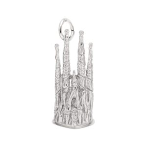 rembrandt charms sterling silver barcelona cathedral charm