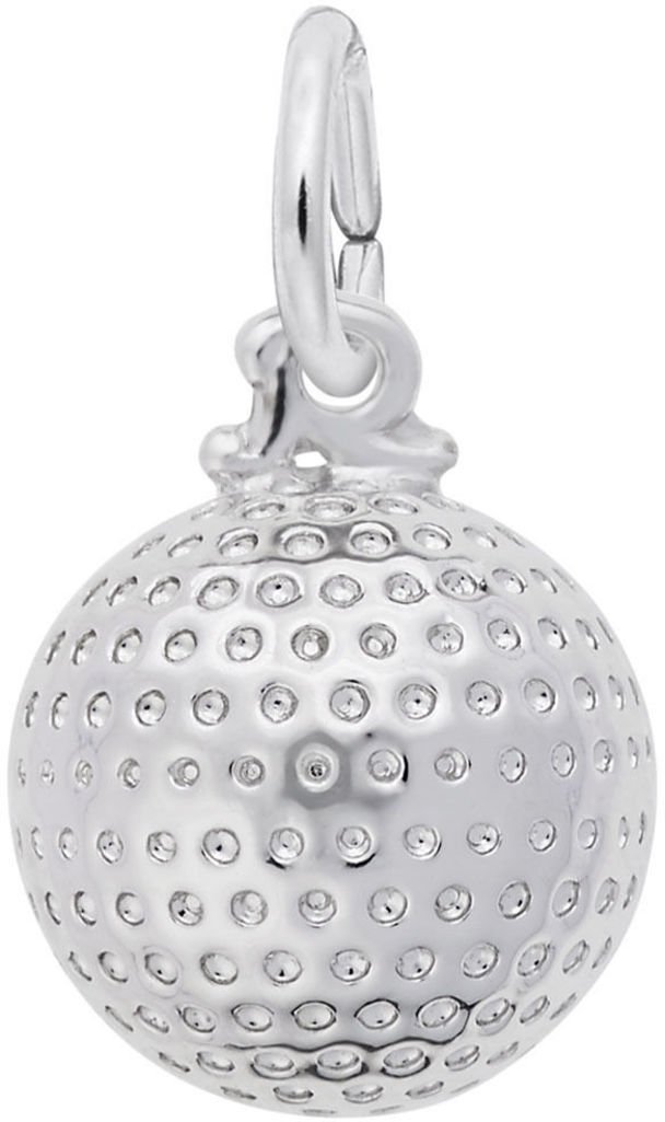 Sterling Silver Golf Ball Charm