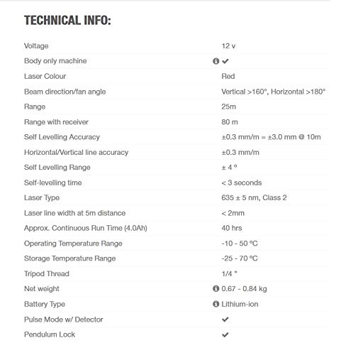 Makita SK105DZ 12V max CXT Lithium-Ion Cordless Self-Leveling Cross-Line Red Beam Laser, Tool Only