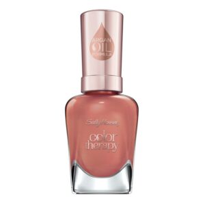 sally hansen color therapy lacquer nail polish, soak at sunset, 0.5 fl. oz.