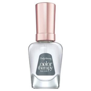 sally hansen color therapy™, top coat, argan oil, long lasting, healthy nails, clear nail polish