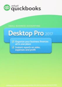 intuit quickbooks desktop pro 2017 small business accounting software [old version]