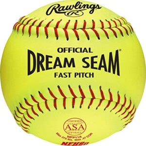 rawlings | official dream seam fastpitch softball | 11" asa | wfp11a | 12 count