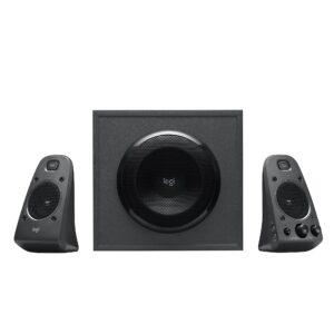 Logitech Z625 Powerful THX® Certified 2.1 Speaker System with Optical Input, black