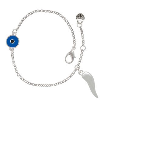 Good Luck Italian Horn Delicate Evil Eye Bracelet