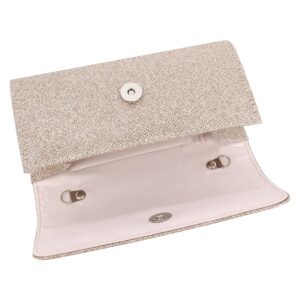 Naimo Flap Dazzling Clutch Bag Evening Bag With Detachable Chain