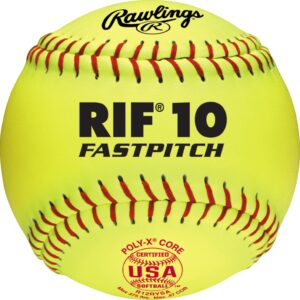 rawlings | official rif 10 fastpitch softball | 12" asa | r12rysa | 12 count