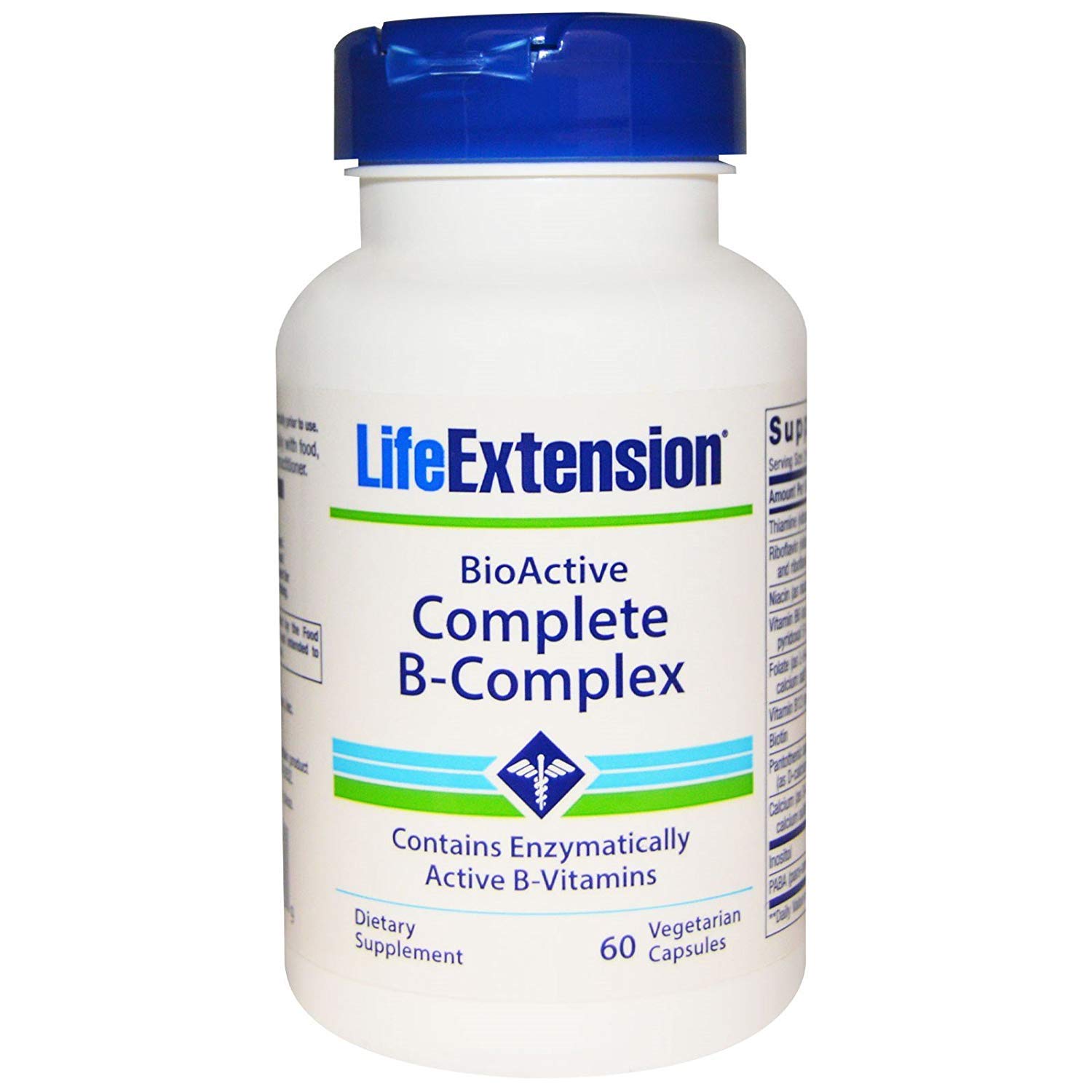 BioActive Complete B-Complex 60 Vegetarian Capsules-Pack-3