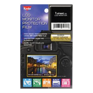 kenko lcd screen protector for canon eos 80d/70d - clear - lcd-c-80d/70d