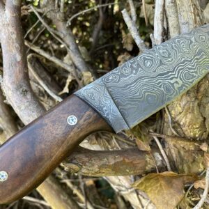 Perkin Knives Custom Handmade Damascus Steel Knife Hunting Knife - Bushcraft Knife