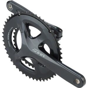 shimano sora fc-r3000 crankset - 170mm, 9-speed, 50/34t, 110 asymmetric bcd, hollowtech ii spindle interface, gray