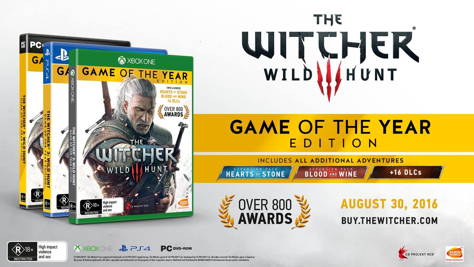 The Witcher 3 Game of the Year Edition (PC DVD)