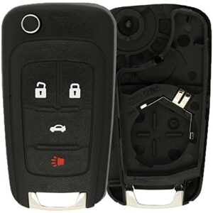 keylessoption just the case keyless entry remote control car key fob shell replacement for oht01060512