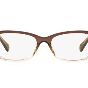 Coach HC6089 Prescription Eyewear Frames, Transparent Olive Gradient/Demo Lens, 51 mm