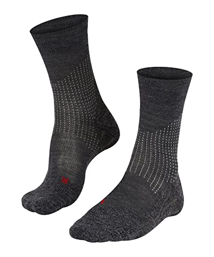 FALKE Men's Stabilizing Wool Running Socks, Crew, Medium Cushion, High Protection, Breathable Quick Dry, Merino Wool, 1 Pair