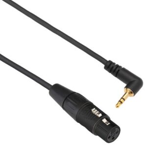 kopul xrsm 3-pin xlr female to 3.5mm ra stereo mini-plug cable (1.5')