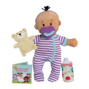 manhattan toy wee baby stella beige sleepy times scent 12" soft baby doll set