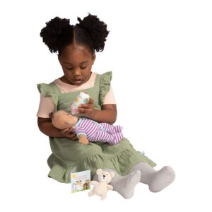 Manhattan Toy Wee Baby Stella Beige Sleepy Times Scent 12" Soft Baby Doll Set