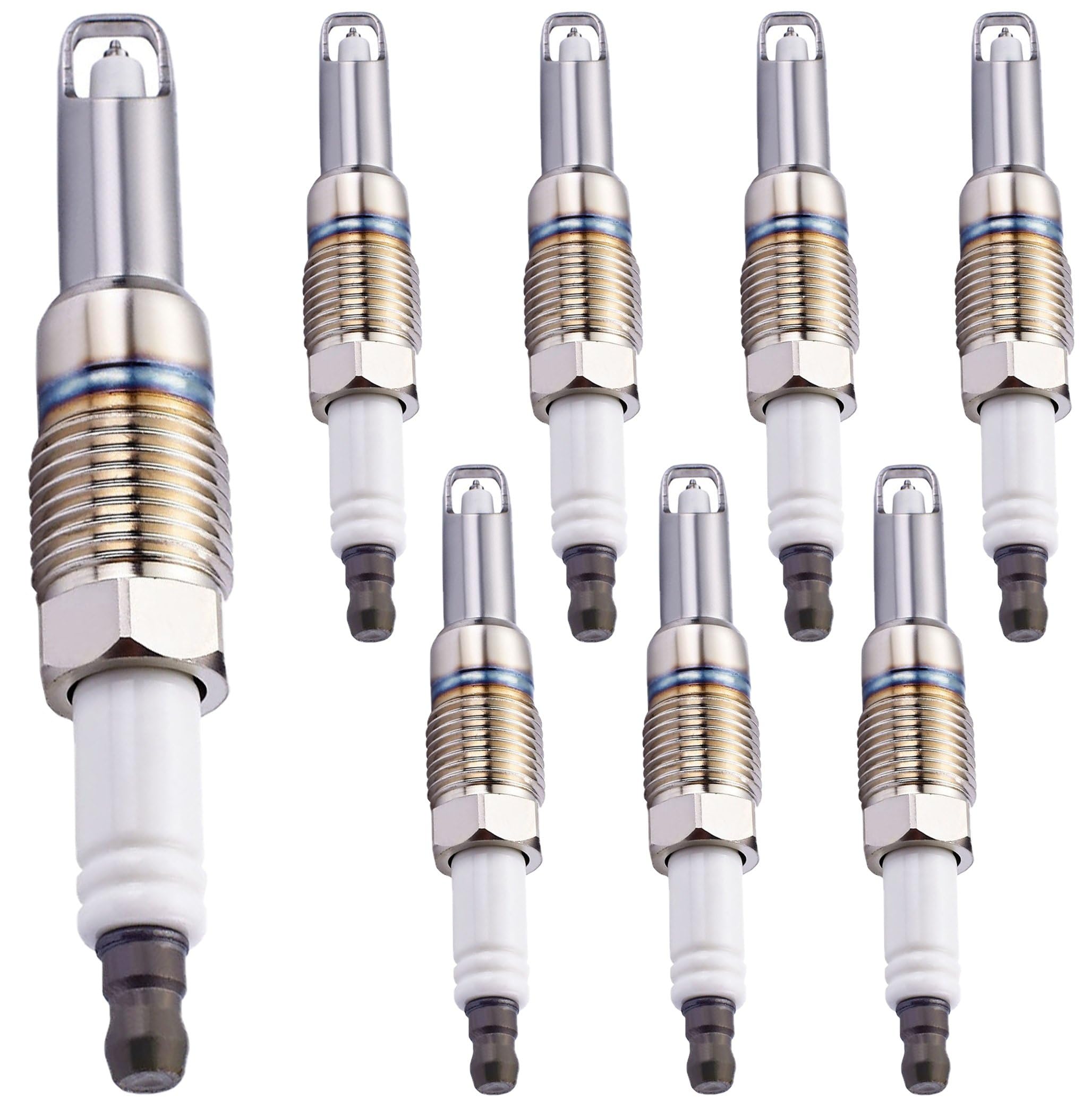 ENA Set of 8 Platinum Spark Plug Compatible with Ford Lincoln Mercury Expedition Explorer F150 F250 F350 F450 F550 Mark Navigator Mountaineer 4.6L 5.4L 6.8L V8 V10 Replacement for ‎PZT14F SP515 SP546