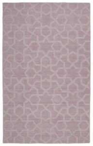 kaleen rugs imprints modern collection ipm06-90 lilac hand tufted rug, 2' x 3'