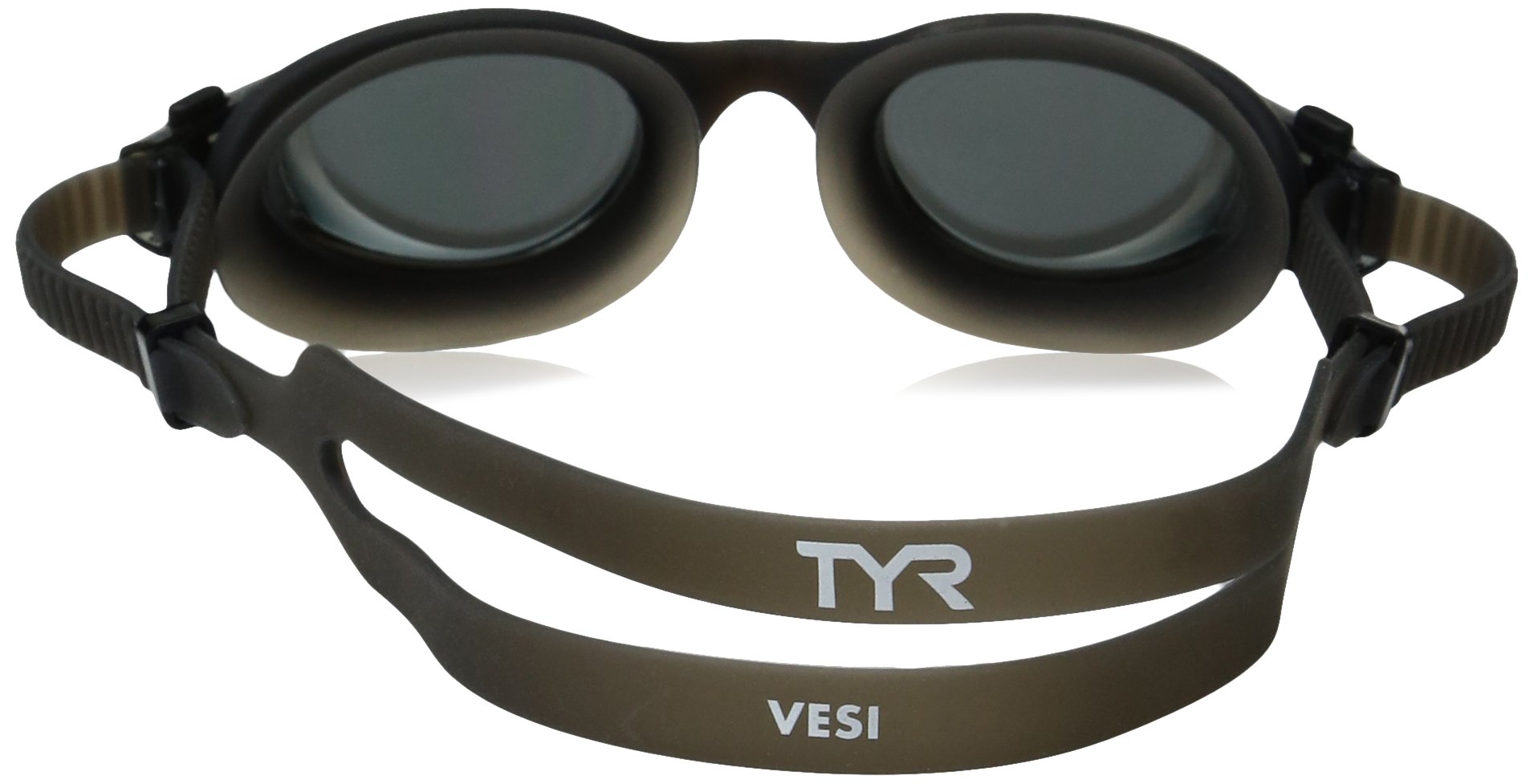 TYR Vesi Mirrored Googles, Silver/Black, One Size