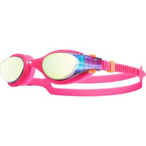 tyr vesi femme mirrored googles, gold/pink, one size