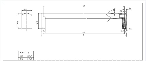 Richelieu Hardware BP525320195 Hamilton Collection 12 5/8-inch (320 mm) Center-to-Center Brushed Nickel Modern Cabinet and Drawer Pull Handle for Kitchen, Bathroom, and Furniture