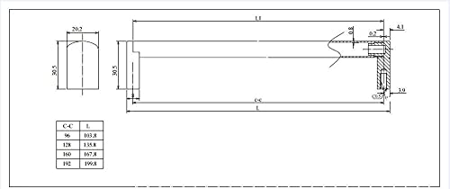 Richelieu Hardware BP525320195 Hamilton Collection 12 5/8-inch (320 mm) Center-to-Center Brushed Nickel Modern Cabinet and Drawer Pull Handle for Kitchen, Bathroom, and Furniture