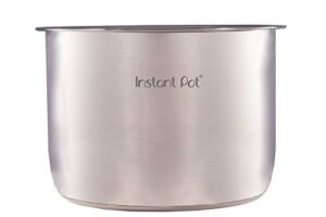 instant pot stainless steel inner cooking pot 8-qt, polished surface, rice cooker, stainless steel cooking pot