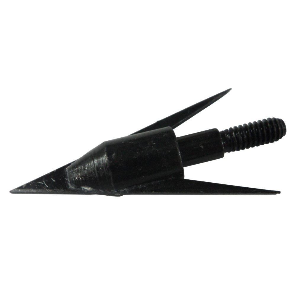 e5e10 12Pcs Fishing Arrowheads Screw-on Points 150 Grain Black Bowfishing Screw Tips Broadheads for Fishing Arrow Compound Bow, Crossbow and Recurve Bow (Type1)